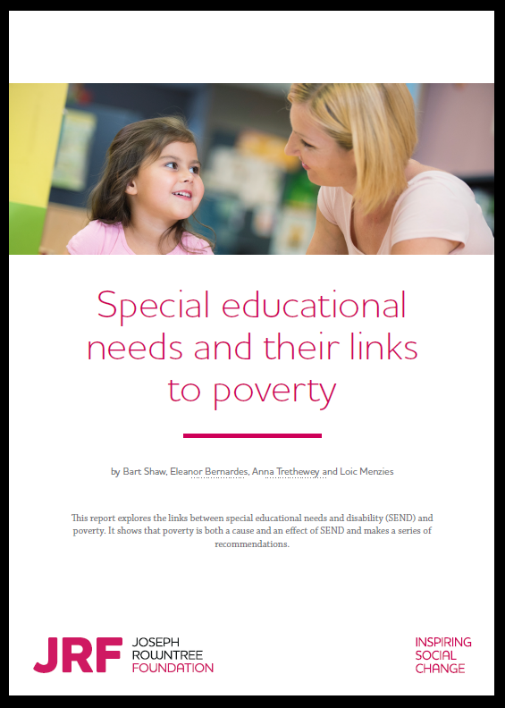 Poverty and Special Needs: A quarter of FSM pupils have SEND - CfEY