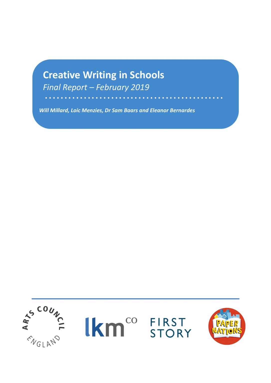 Developing Creative Writing In Schools CfEY